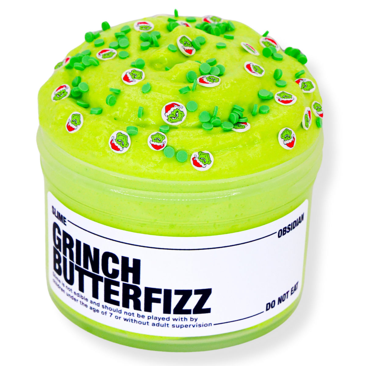 Grinch Butterfizz Slime | Slime Obsidian