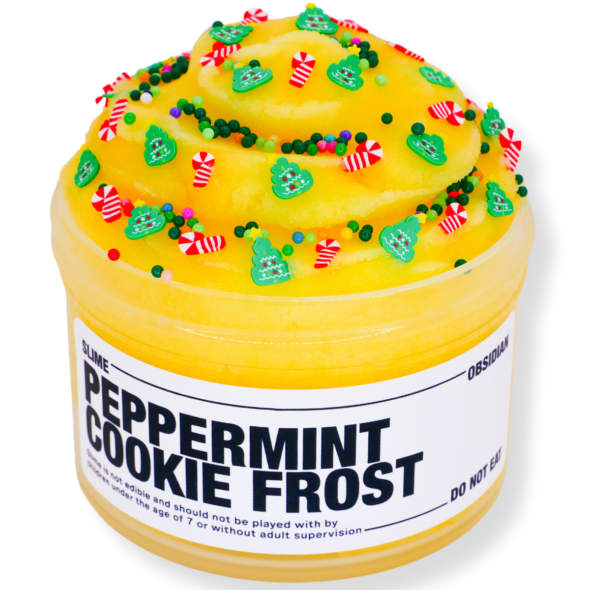 Peppermint Cookie Frost Slime | Slime Obsidian