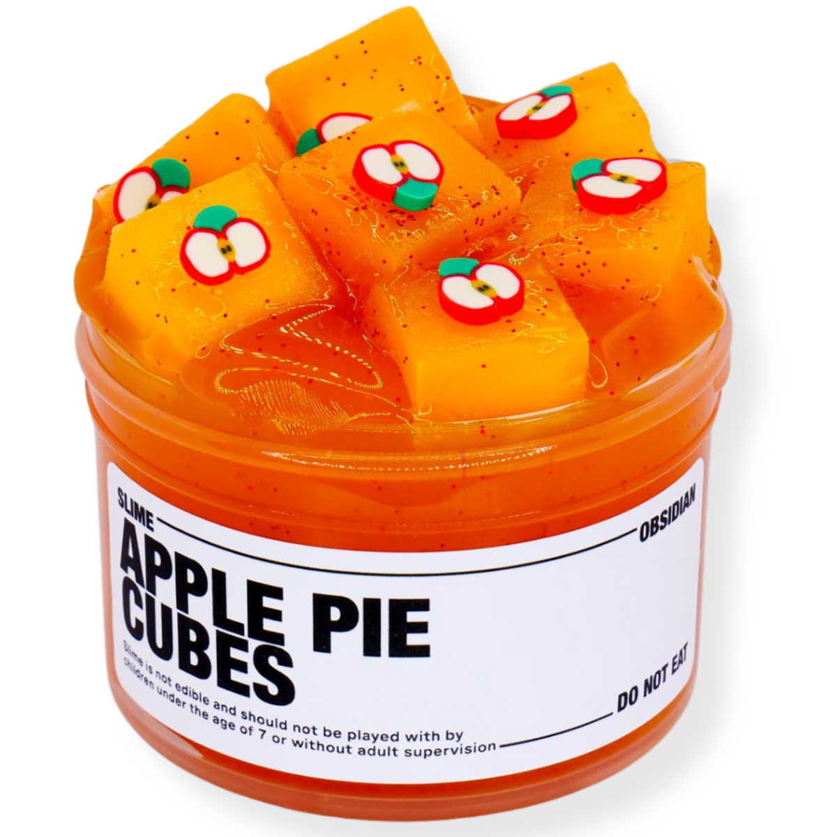 Apple Pie Cubes Slime | Slime Obsidian