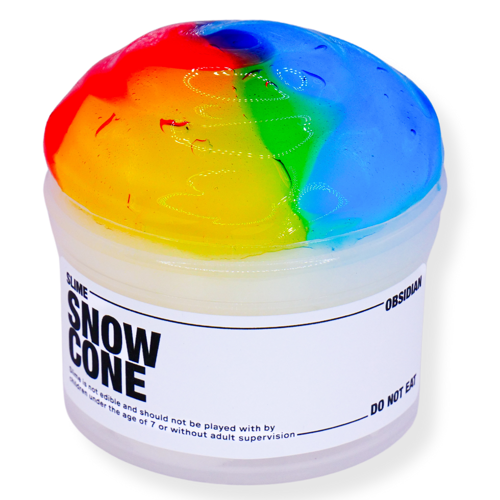 DIY Snow Cone Slime | Slime Obsidian
