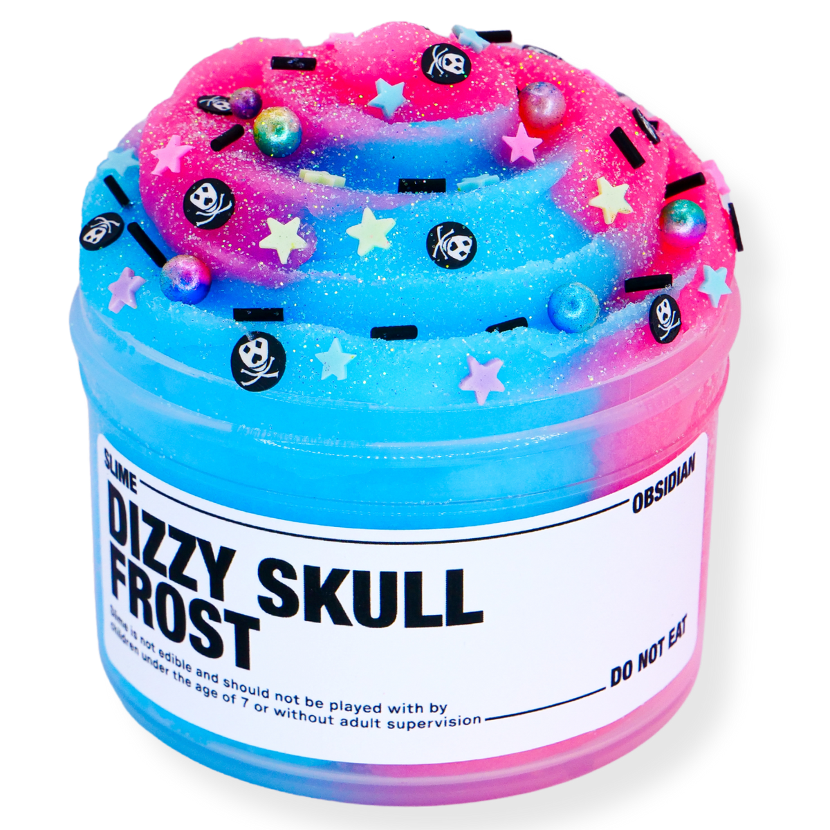 Dizzy Skull Frost Slime | Slime Obsidian