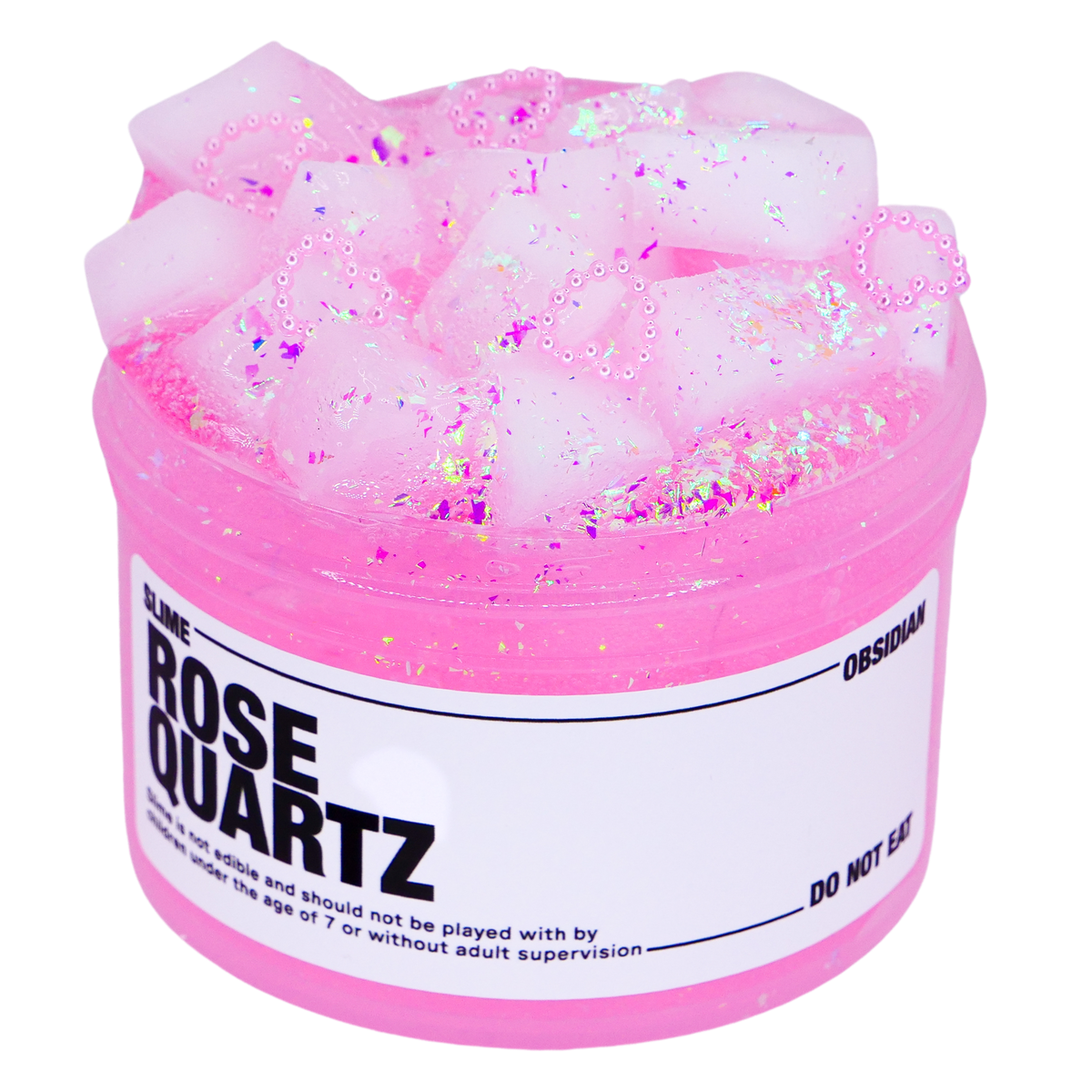 Rose Quartz Cubes | Slime Obsidian