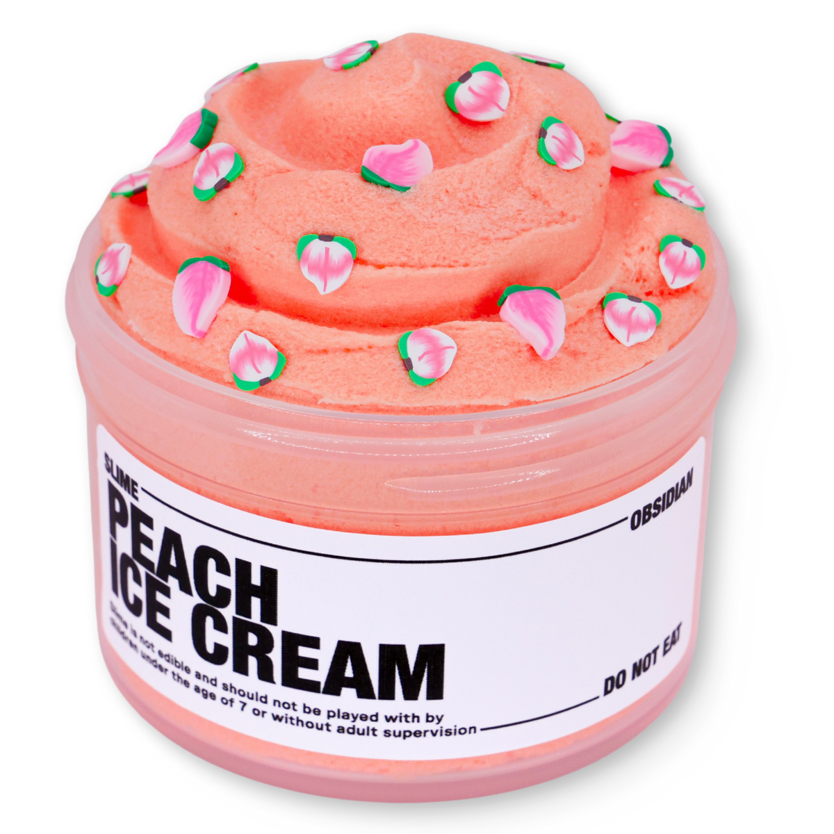 Peach Ice Cream | Slime Obsidian